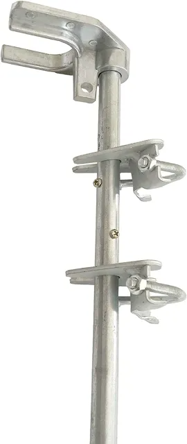 HITTITE 36" Cane Bolt Drop Rod for Double Gate, Chain Link Fence Gate